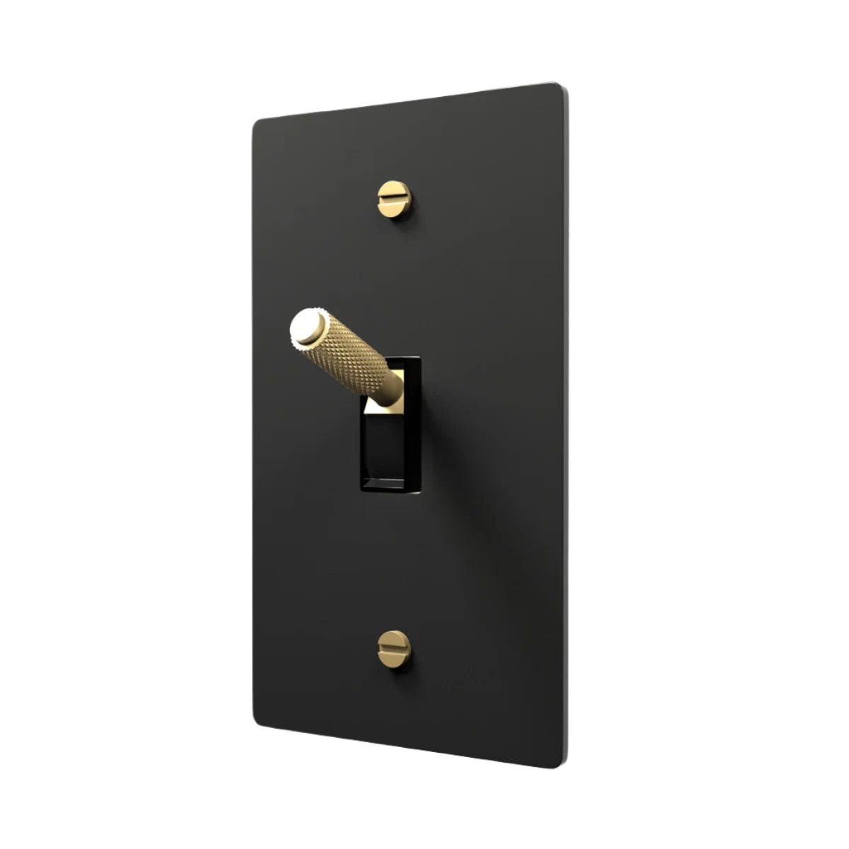Knurled Brass Toggle Light Switch – 1 to 5-Gang in All Finishes ...
